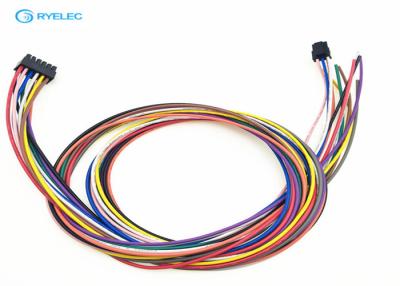 China Micro Fit Plug Connector Wiring Harness Pressing / Soldering Types Processing Ways for sale