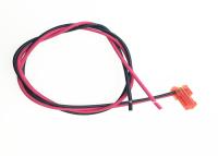 China 30V Electronic Custom Wire Harness 2.54mm Pitch Red Connector With 3mm Strip Cable for sale