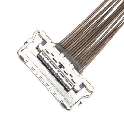 China 0.4mm Pitch LVDS EDP Cable 20679-20p Micro Coaxial lvds display connector for sale