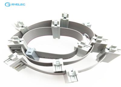 China Male To Female Flat Ribbon Cable Assembly 16 Pin 2.0mm Pitch / IDE Connector for sale