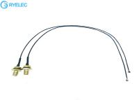 China Waterproof rear bulkhead  SMA rp female to ipex UFL  with RF  coaxiai cable assmbely for sale