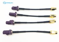 China Fakra To SMA Connector RF Cable Assemblies For WIFI Antenna Low Loss Type Available for sale