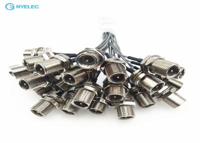 China Gold  / Nickel Plating 1.13mm RF Coaxial Cable FME To UFL Connector Available for sale