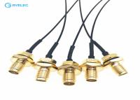 China Waterproof 50ohm RF Cable Assemblies RP SMA Rear Bulkhead Connector Available for sale