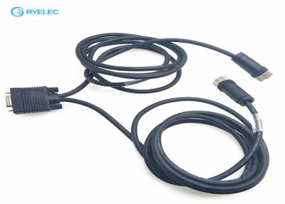 China 12 Pin Female Ethernet Cable For Laser Machine , Waterproof Wire Harness Cable Assembly for sale