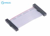 China Double Row 2*10 Pin Flat Ribbon Cable IDC 1.27mm Pitch To IDC 1.27 Connector Available for sale