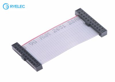 China Double Row 2*10 Pin Flat Ribbon Cable IDC 1.27mm Pitch To IDC 1.27 Connector Available for sale