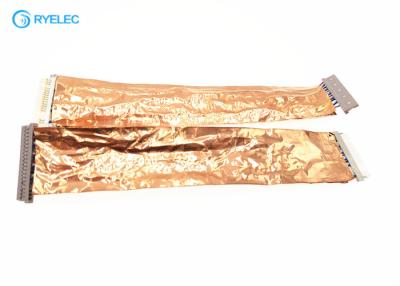 China Multicolor Shielded Flat Ribbon Cable , Twisted Ribbon Cable Used In High - Speed Video for sale