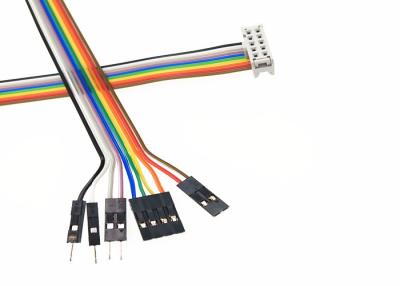 China Laptop Dupont Housing Flat Ribbon Cable Assembly With 10 Pin 2.54mm IDC Connector for sale