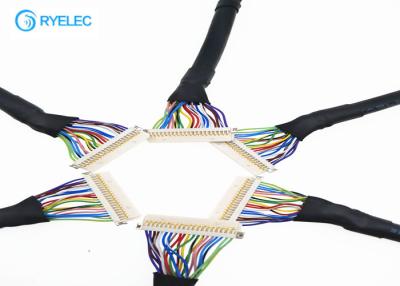 China DF19 Connector LVDS Cable Assembly , 20 Pin LVDS Extension Cablefor For Laptop for sale
