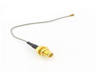 China Nickel / Gold RG Series RF Cable Assemblies SMA To UFL Connector Available for sale