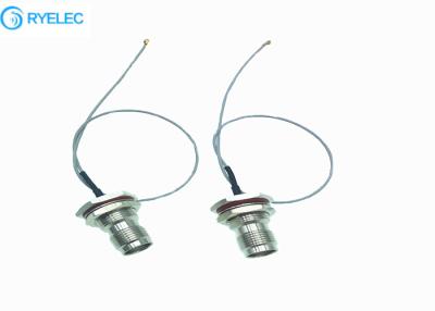 China IP67 Nickel Coaxial RF Cable Assemblies Silicone Rubber O - Ring Sealing Available for sale