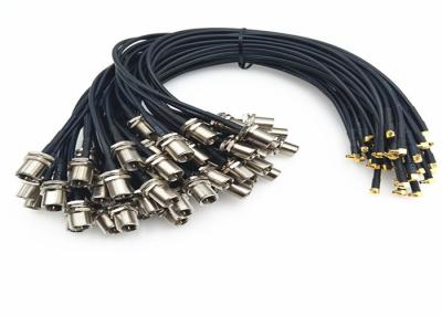 China Male To Male RF Cable Assemblies With Rear Mount FME To MMCX Male Connector for sale