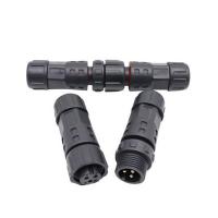 China M12 3 Pin waterproof Circular Connector Cable Female Straight Molded for LVDS Display OEM/ODM for sale