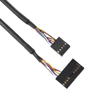 China Motherboard Molex Extension Cable 10 pin / 20 pin 22-55-2101 to 22-55-2201 for sale