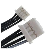 China Custom Wire Harness with 2.0 Pitch JST Connector Cable and 4Pin 24AWG Flat Ribbon Cable in 300 mm Length for sale