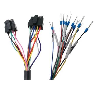 China Custom 8Pin 12P Molex 3.0 Pitch Wire Harness with 300V 2464 24AWG PVC Cable and Customized Length for sale