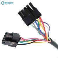 China Custom 8Pin 12P Molex 3.0 Pitch Wire Harness with 300V 2464 24AWG PVC Cable and Customized Length for sale