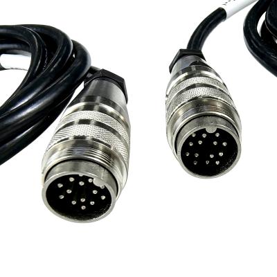 China RY-C091-31H014-100-2 Durable Male Female Connector Cable 14 Pin Coaxial Aviation Plug Sensor Cable Industrial Grade Wiring for sale