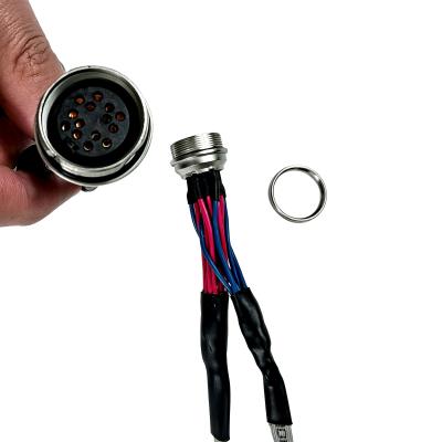 China C091 31G014 200 2 U Durable Male Female Connector Cable 14 Pin Aviation Plug Sensor Cable Industrial Grade Wiring Harness C091 for sale