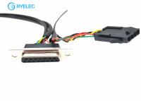 China Db25 Custom Cable Assemblies D - Sub Female To 51021 4p 7p 8p 14p 1.25mm With Molex 3.0 for sale