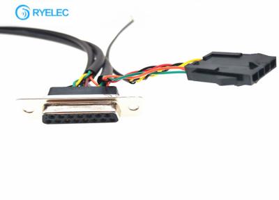 China Db25 Custom Cable Assemblies D - Sub Female To 51021 4p 7p 8p 14p 1.25mm With Molex 3.0 for sale