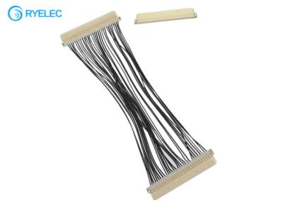 China 30 Pin Lvds Flex Cable DF19G - 30S  1.0mm Pitch To DF19G-30S For TV / DVD With 30awg for sale