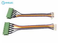 China 6pin 5.08 Mm Male Screw Pcb Terminal Block to 6P MTA100 Discret Flat Ribbon Cable for sale