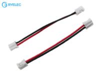 China Micro JST PH 2.0 2Pin Connector Plug Female Wire Harness With Black Red  24awg 50mm Cable for sale