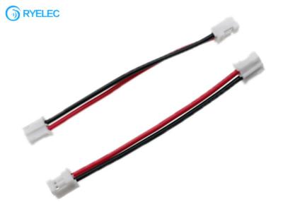 China Micro JST PH 2.0 2Pin Connector Plug Female Wire Harness With Black Red  24awg 50mm Cable for sale