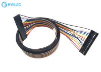 China 2.54mm 20P Dupont With Premium Standard 1.27mm Pitch 20 Pins Flat Rainbow Ribbon Cable for sale