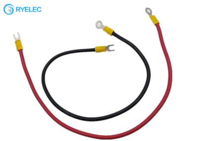 China 12-10 A.W.G. Copper Pre Insulated Terminal Screws Pin U Shaped With 1015 10AWG Power Cable Wire for sale