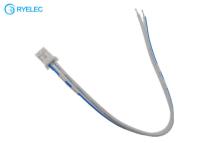China Single Ended 2 Pole White Ribbon With JST PH2.0 Connector With 2468 24awg Flat Cable for sale