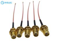 China IPEX MHF UFL to SMA Female Bulkhead Straight Connector RG316 Pigtail Cable for sale