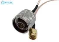 China Low Loss RG316 Straight N Male to SMA Male RF Pigtail Cable For Wireless Communication Antenna for sale