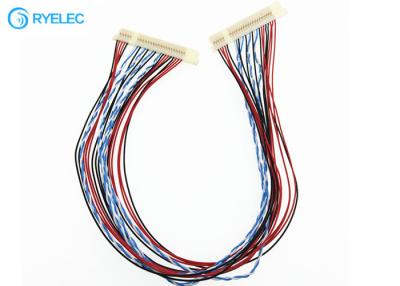 China DF19-30S-1C 30 P Lvds Cable To Lcd Screen Led Converter Signal 30AWG Twisted Wire for sale