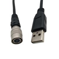 China 6 Pin Push Pull Circular USB2.0 Custom Wire Harness Assembly For Cameras for sale