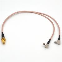 China extension RG178 tS9 to sma female adapter Nickel plating for sale