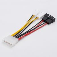 China 4 Pin 12.5cm PCIE GPU Minig Power Cable PVC Insulation for sale