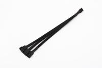 China 1 To 3 Way Splitter Sleeved 4 Pin Pwm Connector Computer Fan Extension Cable 4p One Point Three for sale