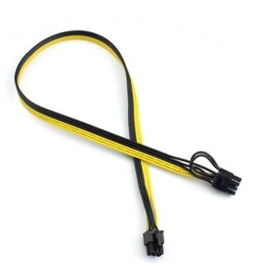 China 6P To 8P Server Power Conversion Board Graphics Module Line Cable 50CM/18AWG/16AWG Length 70cm/Customized Connector Molex for sale