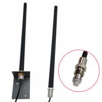 China GSM External Omni Rubber Duck Slim Screw 4G LTE Antenna With Wall Mount Bracket for sale