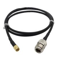 China Low Loss SMA Male To N Female Type RG58 Coaxial Extension RF Jumper Cable for sale