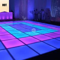 China Black Surface LED DJ Style Mirror Dance Floor for Music Play at BAR/Disco Night Light for sale