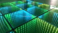 China Disco Party DJ stage equipment 3D Magic mirror effect LED RGB Abyss dance floor panel for sale