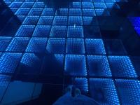China Disco Party DJ stage equipment 3D Magic mirror effect LED RGB Abyss dance floor panel for sale