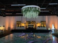 China Portable LED Dance Floor 8x8 pcs Digital Dance Tiles for Disco Wedding Night Club Light for sale