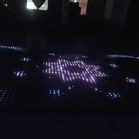 China Portable LED Dance Floor 8x8 pcs Digital Dance Tiles for Disco Wedding Night Club Light for sale