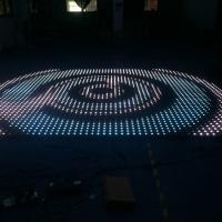 China RGB LED Dance Floor Mat Lighting Tile Panel for Stage Wedding Party 50000 Hours Lifespan for sale