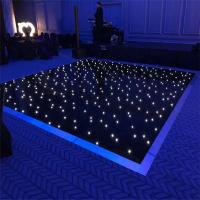 China IP65 Rated Black LED Starlit Dance Floor for Portable DJ Lighting and 9kg Weight for sale